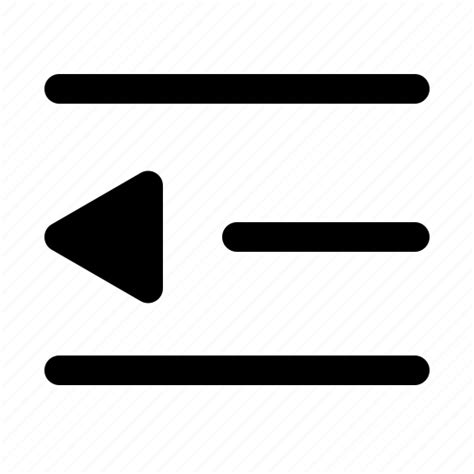 Decrease Indent Editor Formatting Icon Download On Iconfinder