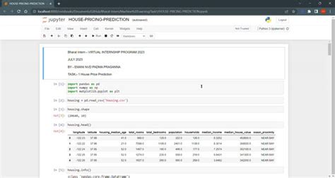 Padma Prasanna Emani On Linkedin Machinelearning Bharatintern