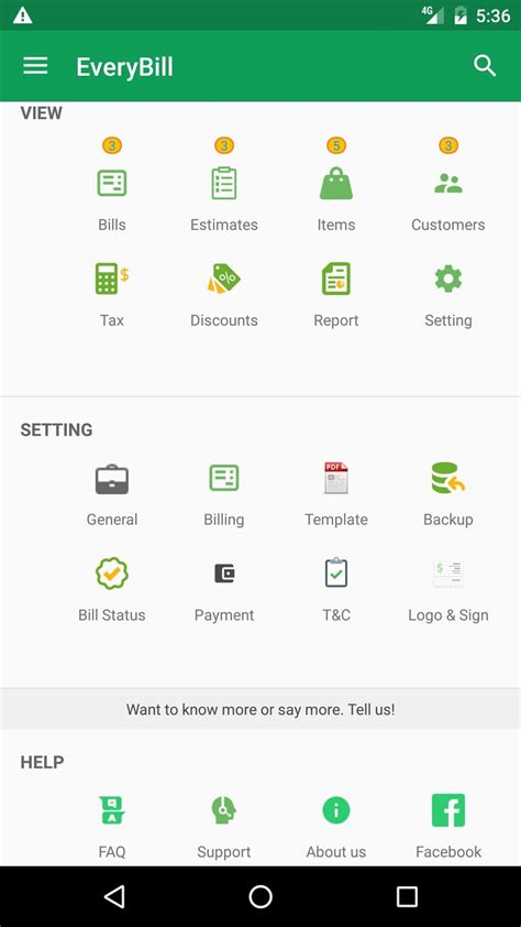 Invoice Template Android Midi