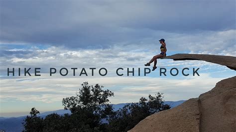 Potato Chip Rock Hiking Mt Woodson Trail Lake Poway Hiking The