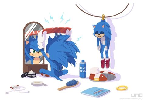 Sonic The Hedgehog Movie Redesign Art