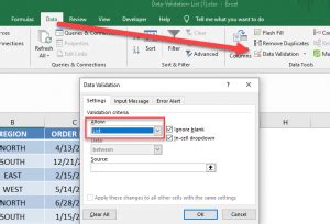 Drop Down List With Data Validation MyExcelOnline
