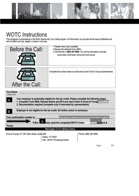 Form 8850 Pre Screening Notice And Certification Request For The Work Opportunity Credit