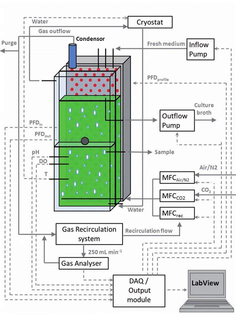 1 Schematic View Of The Flat Panel Photobioreactor Configuration The