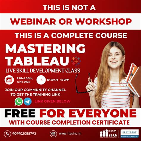 Itech Analytic Solutions On Linkedin Freetableaucourse