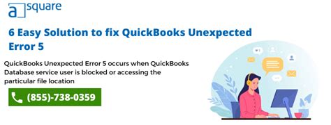 Quickbooks Unexpected Error 5 Heres The Fast Fix