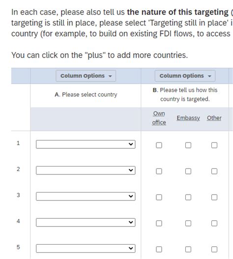 adding hover over for matrix table choice response xm community