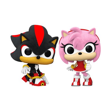 Buy Pop Shadow And Amy 2 Pack Flocked At Funko