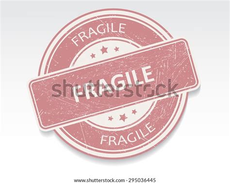 Fragile Grunge Rubber Stampvector Illustration Stock Vector Royalty Free 295036445 Shutterstock