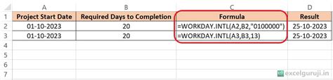 Excel WORKDAY INTL Function Boost Productivity With Efficient Scheduling Guide Excel