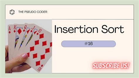 Program On Insertion Sort 16 C Programming Pseudocode Problems
