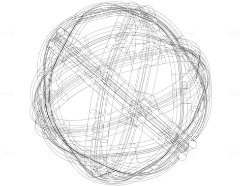 Woven Art Ball 3d Printing Model