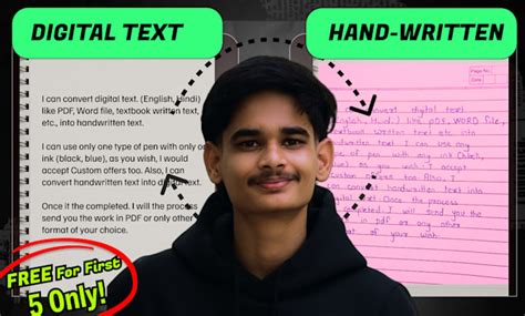 Handwrite Digital Text In English Hindi And Vice Versa By Yashdhaktode Fiverr