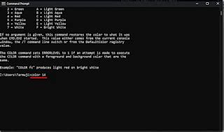 2 Cara Mengganti Warna Font Dan Background CMD Command Prompt Satutitiknol Com