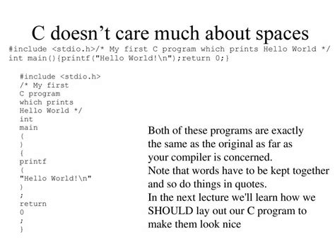 C Programming Overview Powerpoint Slides Learnpick India