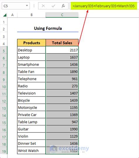 7 Ways To Pull Data From Multiple Sheets In Excel