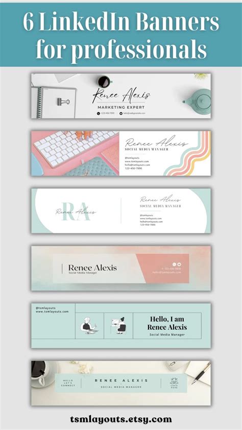 Linkedin Banner For Social Media Manager Canva Editable Template For Realtor Linkedin Banner For