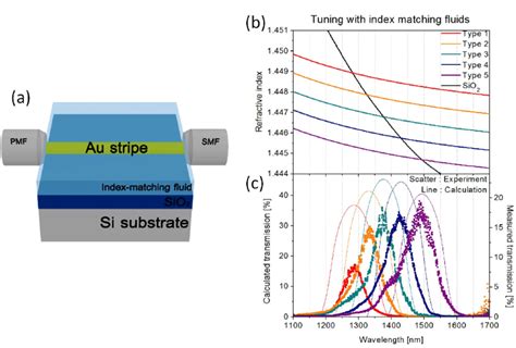 A The Lr Spp Waveguide Structure And The Experimental Configuration