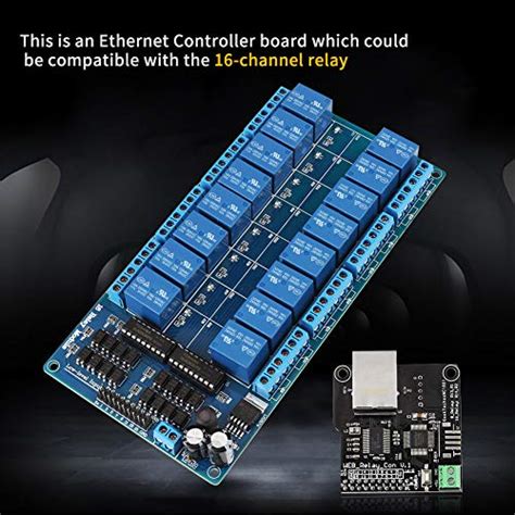Ethernet Control Module Channel Relay Module RJ Interface Ethernet TCP IP Relay On Off