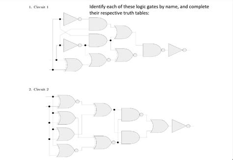 Solved Circuit Identify Each Of These Logic Gates By Chegg