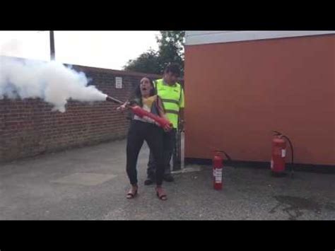 Fire Extinguisher Training Gone Wrong Youtube