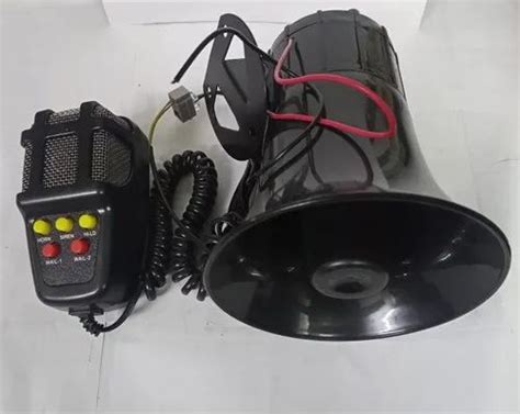 Police Siren With Mic For Car Voltage V Dc At In New Delhi ID