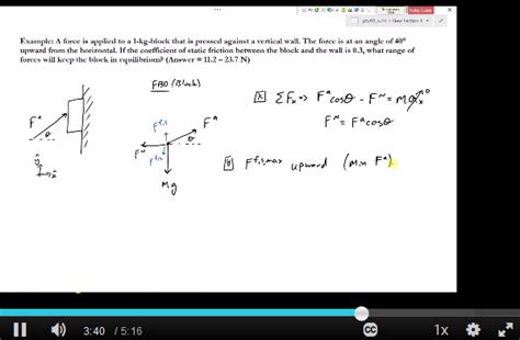 Friction Problem Examples OSU Introductory Physics Oregon State University