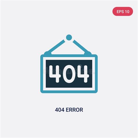 Error Isolated Icon Simple Element Illustration From Programming Concept Icons Stock Vector