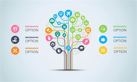 Tree Relationship Hierarchy Infographic Concept TinyPPT