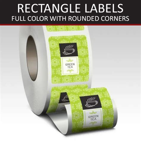 Rectangle Roll Labels Copy It San Diego Printing Services