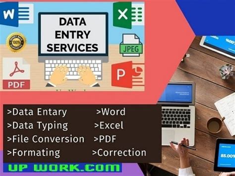 typing data entry copy paste pdf conversion into ms word and ms excel upwork