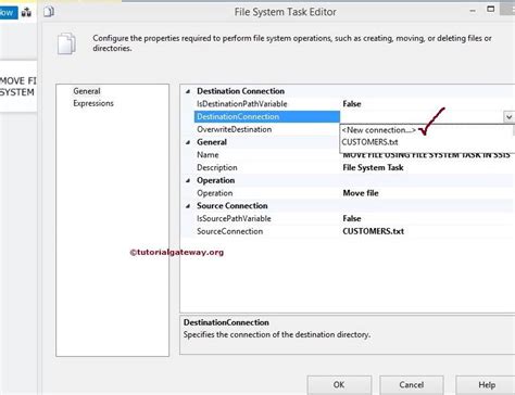 Move File Using File System Task In SSIS