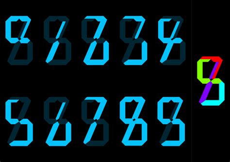 4 Segment Display Design I Made A Year Ago R Segmenteddisplays