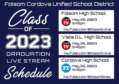 Live Watch Folsom High Schools 2023 Graduation Here Folsom Times