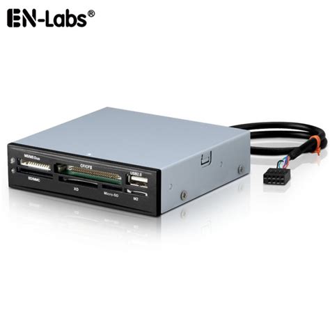 USB 2 0ทอานการด3 5แผงดานหนา TF แฟลช Minisd Micro การด SD MMC MS CF XD CF อานการดความ