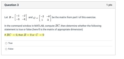 Solved Question Pts Based On Your Computations From Part Chegg Com