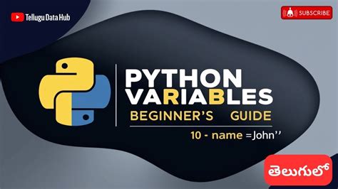 Python Variables Telugu Learn Python Step By Step Telugu Data Hub