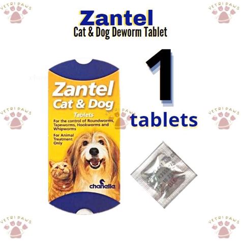 Zantel Deworm Tablet For Cat And Dog Ubat Cacing Kucing And Anjing