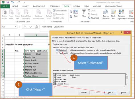Excel Separate Text In One Column To Two Columns Knowledge And Fun