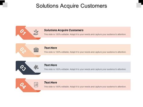 Solutions Acquire Customers Ppt Powerpoint Presentation Visual Aids