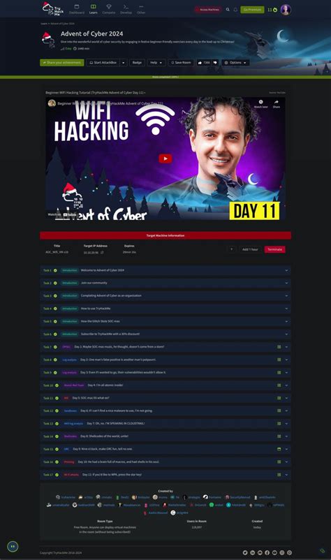 Suraj Mondal On Linkedin Tryhackme Adventofcyber Cybersecurity
