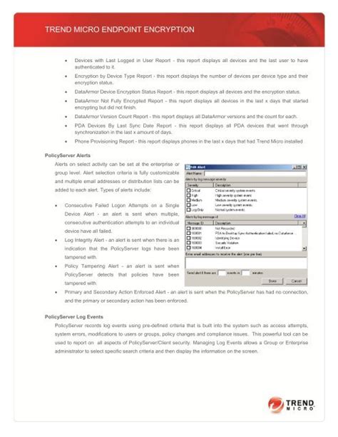 Trend Micro Endpoint Encr
