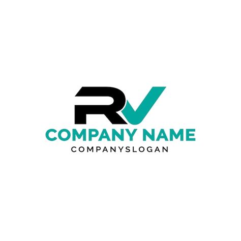 Rv Logo Premium Ai Generated Vector