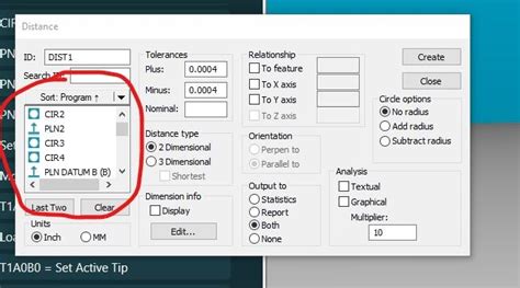 Ability To Resize Feature Id List In Distance Dimension Dialog
