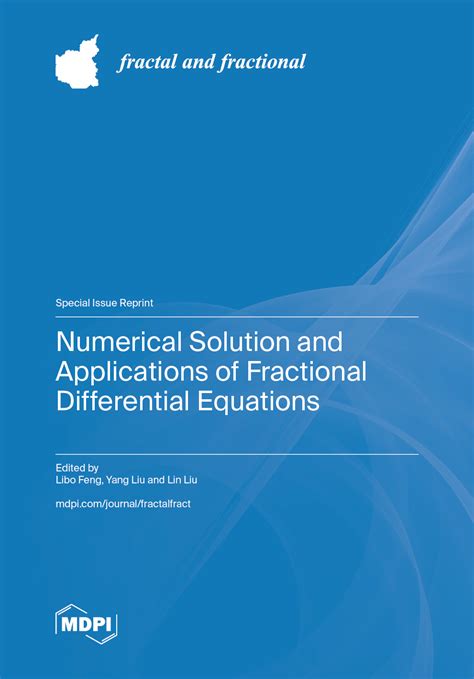 Numerical Solution And Applications Of Fractional Differential