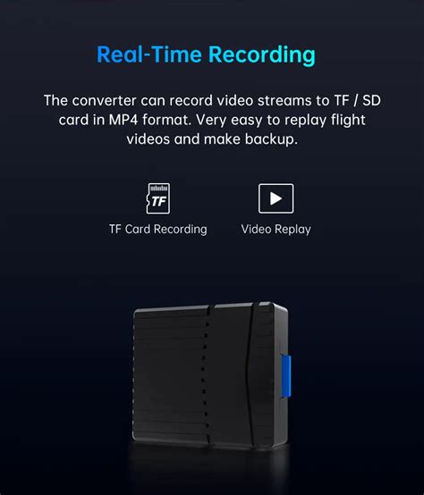 Siyi Ethernet To Hdmi Converter With Osd Overlay And Mp4 Recording Heliengadin