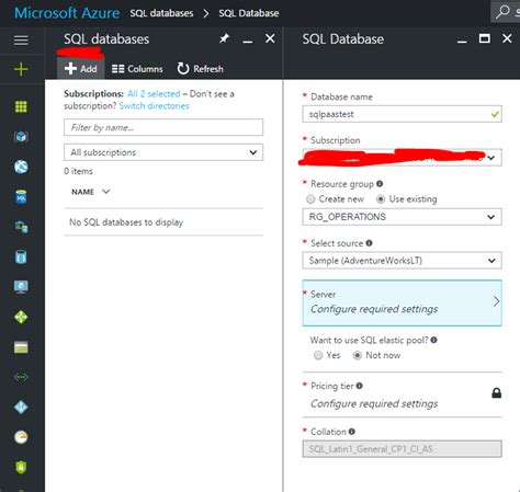Azure SQL PaaS First Look