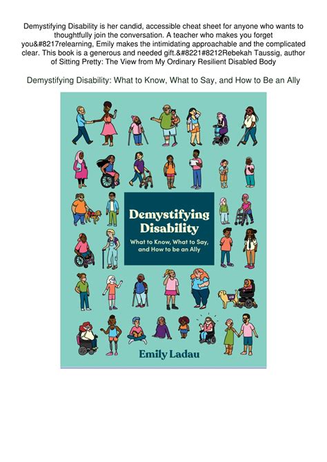 Ppt Read Ebook Demystifying Disability What To Know What To Say And How Powerpoint