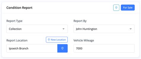 vehicle condition reports usage guide documentation motordesk help