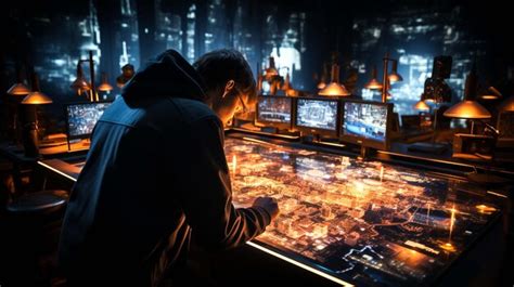 Premium Ai Image Data And Information Are Stored And Displayed On Computer Screens Generated By Ai